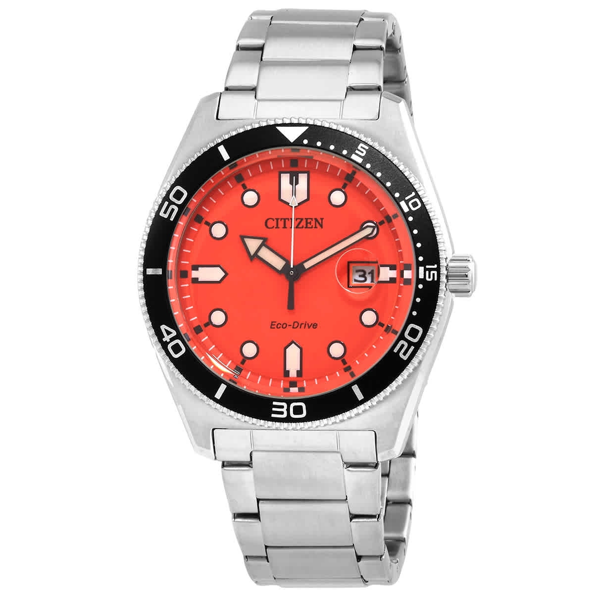 Citizen Eco-Drive Orange Dial Men's Watch AW1760-81X - Walmart.com