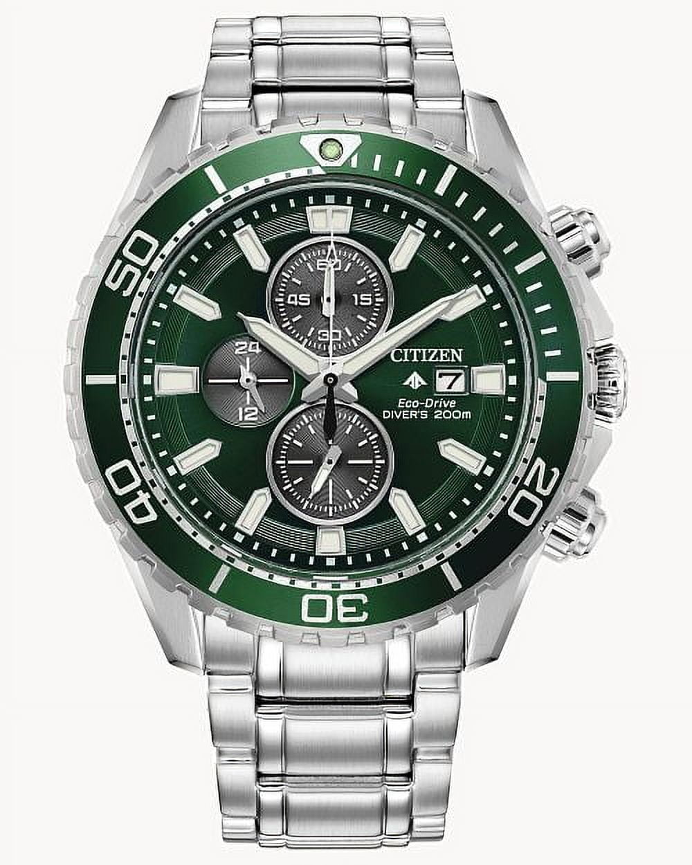 Citizen Eco-Drive Promaster Dive Green Dial and Stainless Steel ...