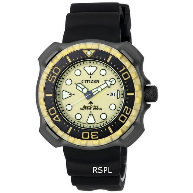 Citizen Eco-Drive Promaster Marine Gold Dial Men's Watch BN0226-10P ...