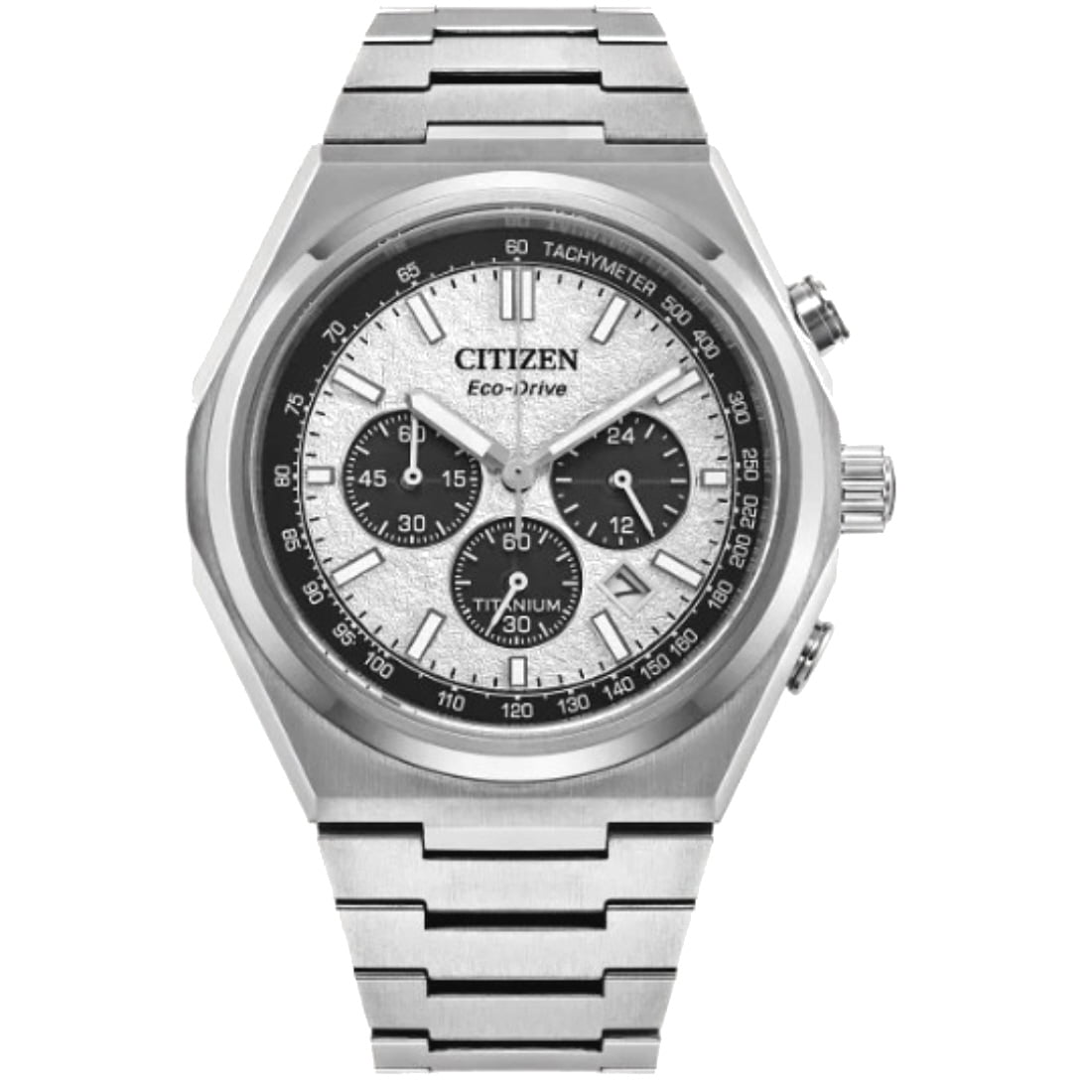 Citizen Zenshin Men's Eco-Drive Chronograph Watch CA4610-85A - Walmart.com