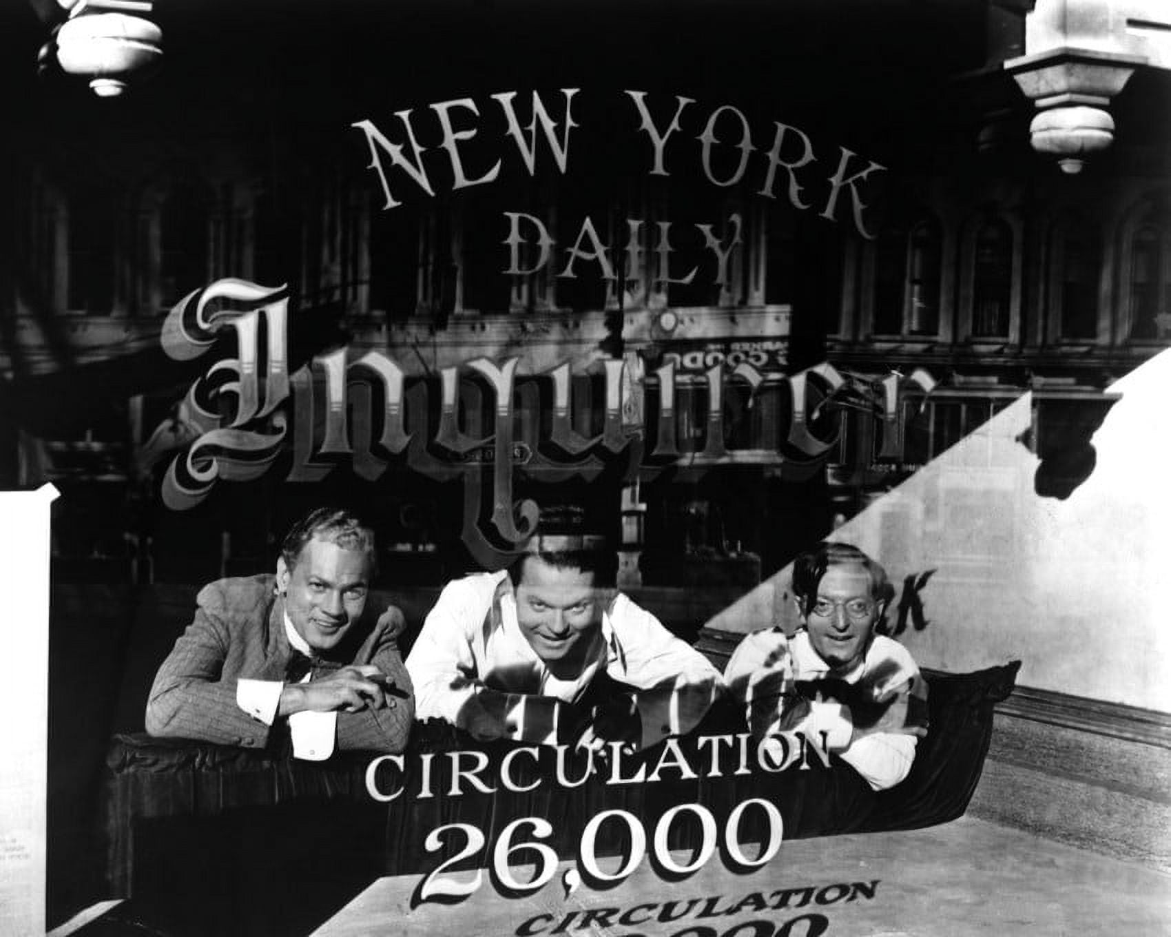 Citizen Kane Orson Welles Joseph Cotten Everett Sloane NY Daily ...