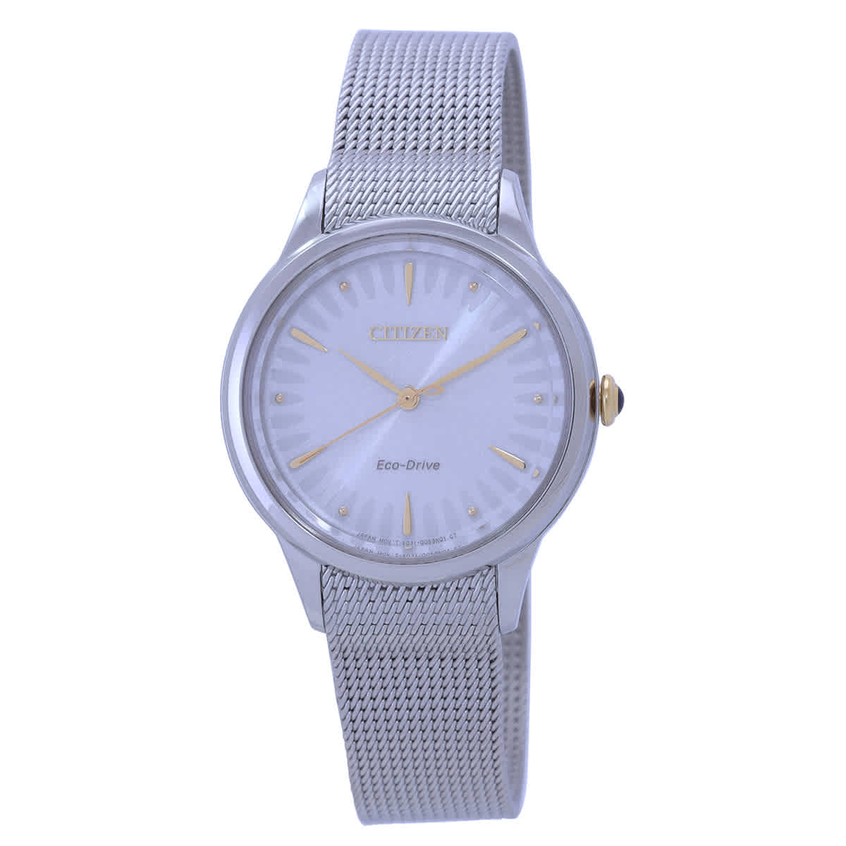 Citizen L Series Eco-Drive Silver Dial Ladies Watch EM0814-83A ...