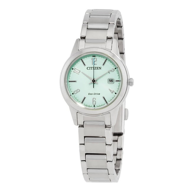 Citizen Lady Eco-Drive Green Dial Watch FE1241-71X - Walmart.com