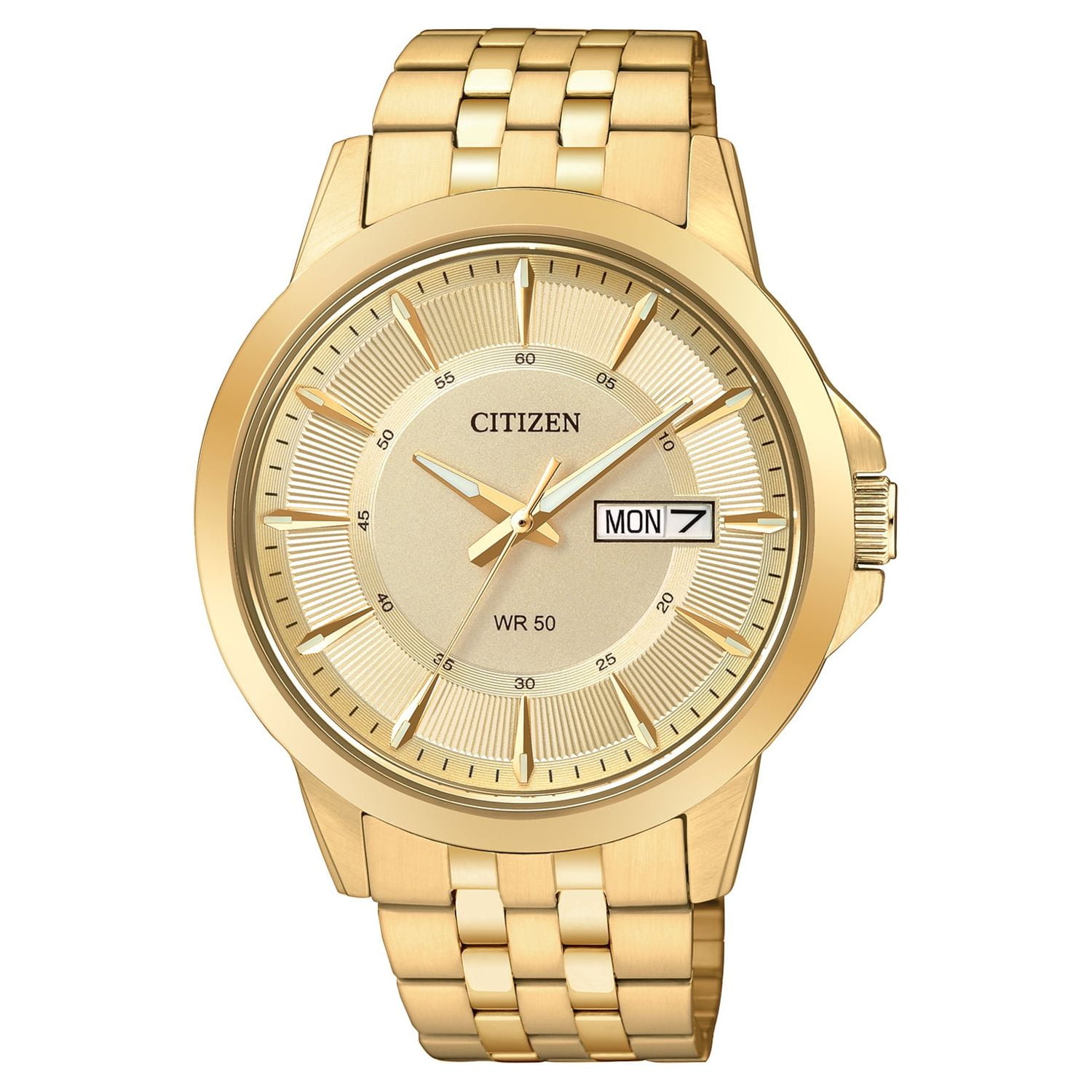 Citizen Men's 41mm Stainless Steel Bracelet Wristwatch, Gold ...