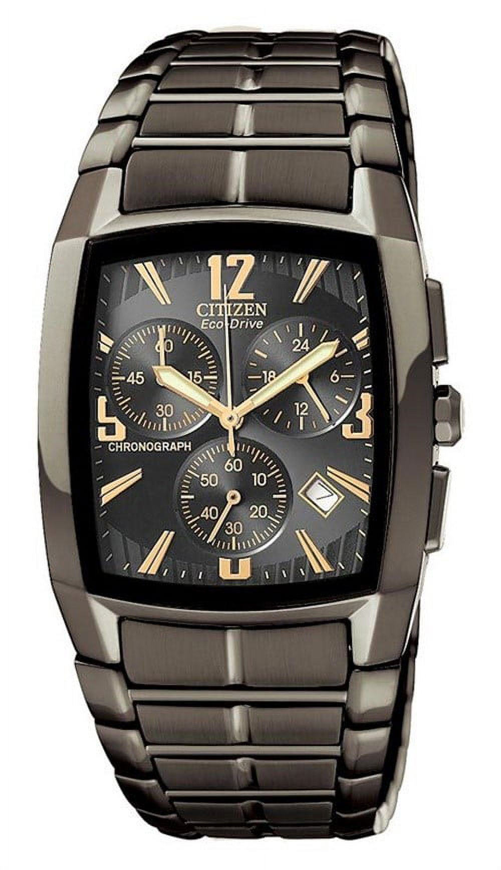 Citizen Men's AT2007-55E Eco-Drive Chronograph Gray Steel Watch ...