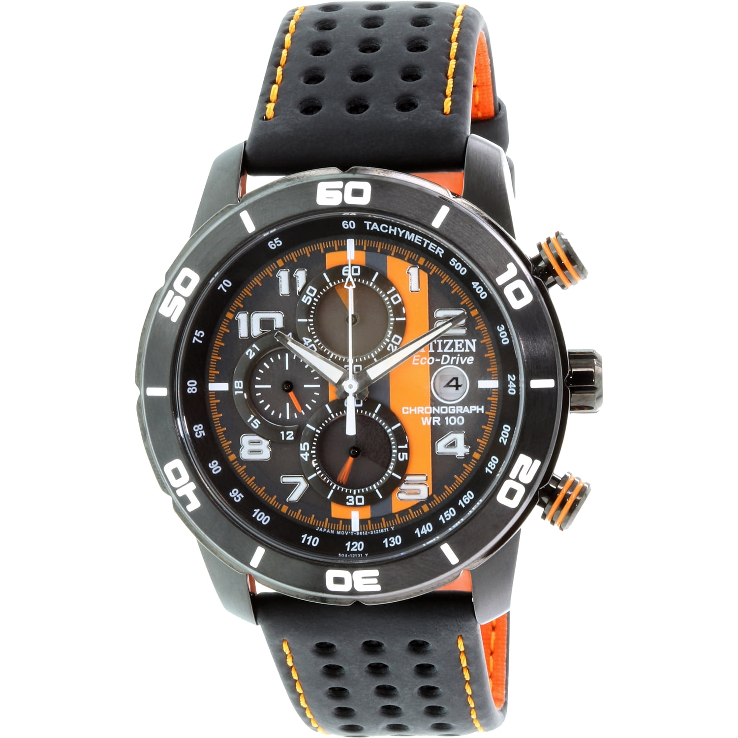 Citizen Men's Eco-Drive CA0467-11H Black Leather Eco-Drive Dress Watch ...