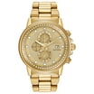 Citizen Men's Eco-Drive Crystal Accent Gold-Tone Watch and Bracelet Box ...