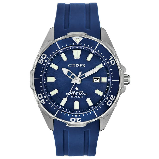 Citizen Men's Eco-Drive Promaster Diver Blue Strap Watch BN0201-02M ...