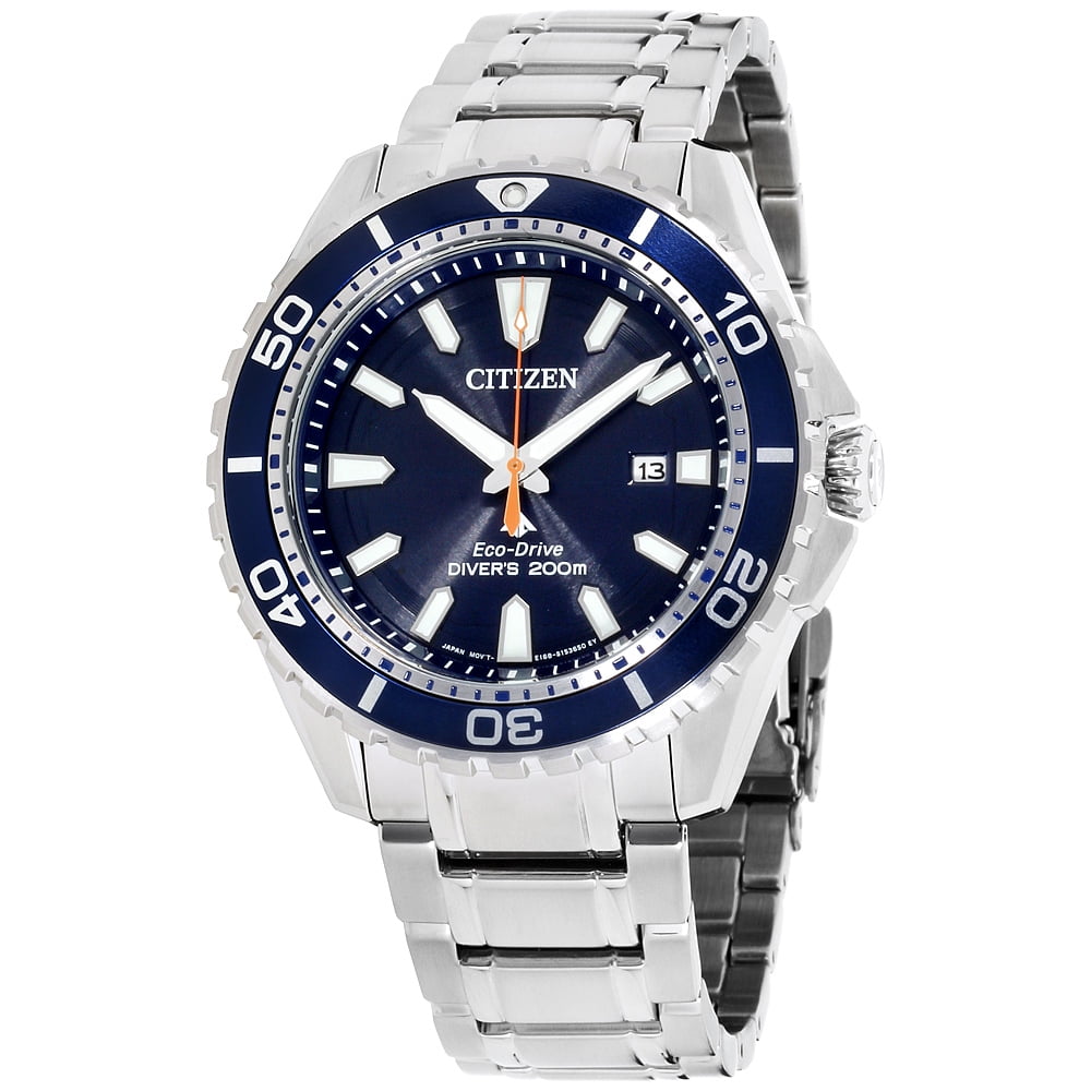 Citizen Men's Eco-Drive Promaster Diver Stainless Steel Watch BN0191 ...