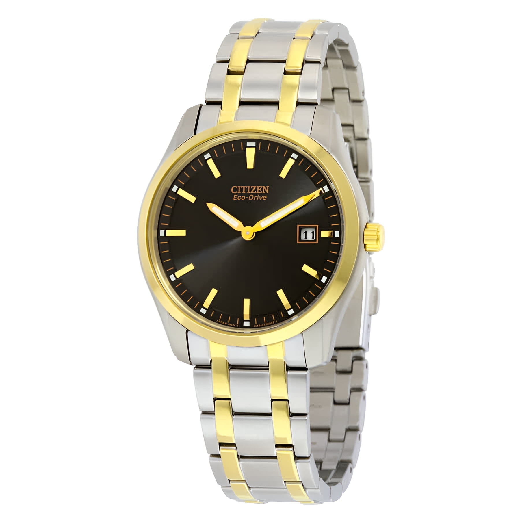 Citizen AU1044-58E Men's Eco-Drive Watch with Two-Tone Stainless Steel ...