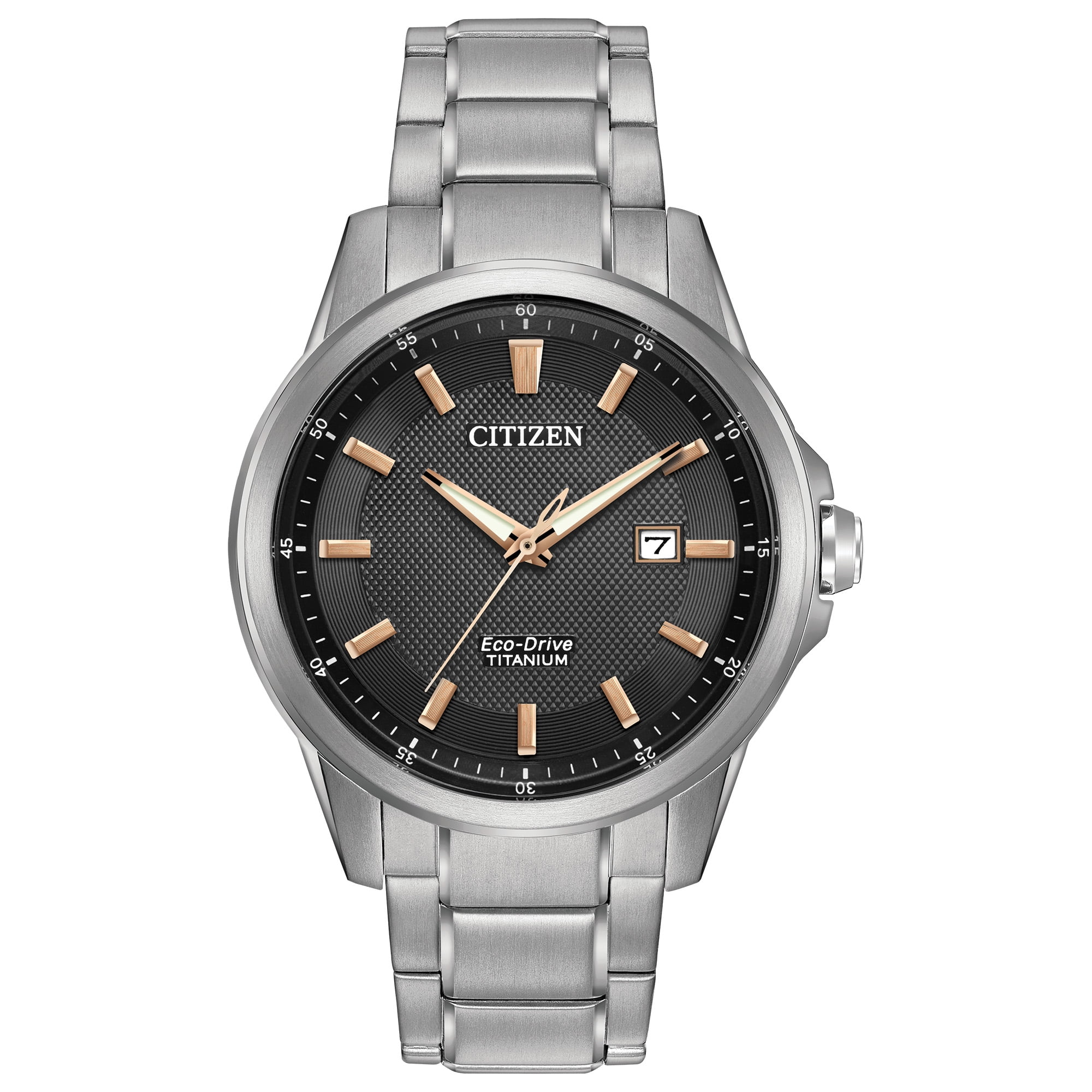 Citizen Men's Eco Drive Weekender Titanium Watch AW1490-50E - Walmart.com
