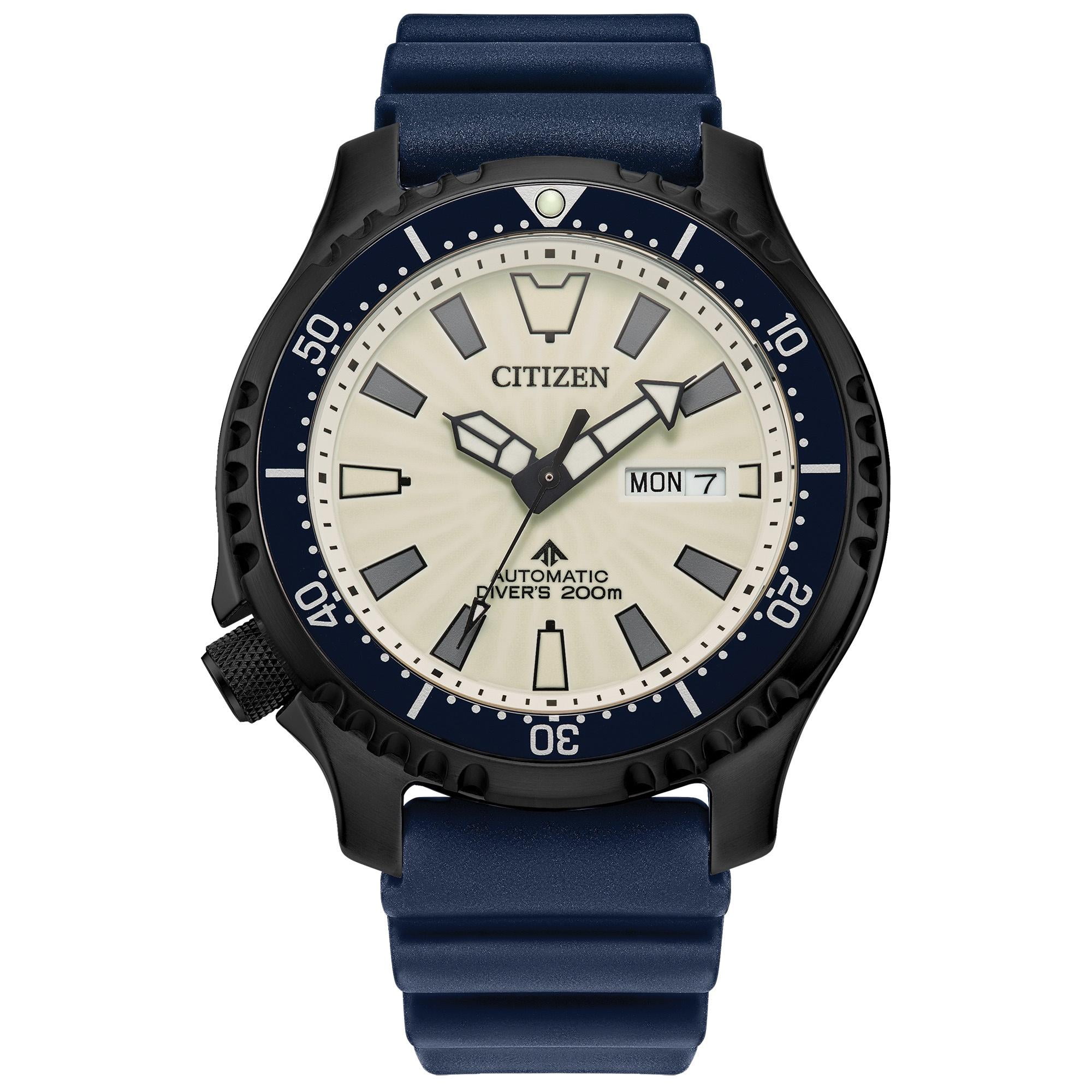 Citizen Men's Promaster Dive Automatic Blue Strap Watch - NY0137-09A ...