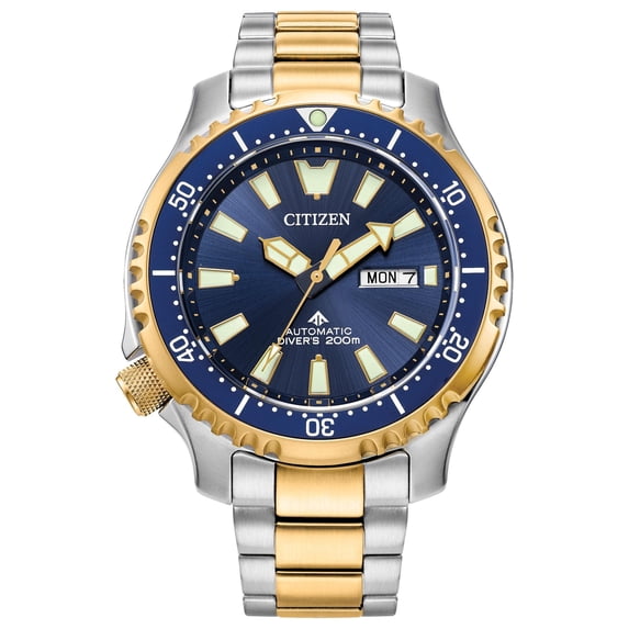 CITIZEN Promaster Dive Automatic Watch, Two-Tone Stainless Steel, 44mm ...
