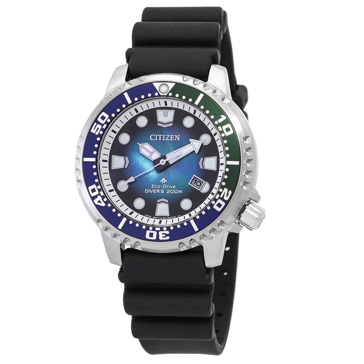 Citizen Promaster Diver's 200M Eco-Drive Mens Watch, Blue/Green Dial ...