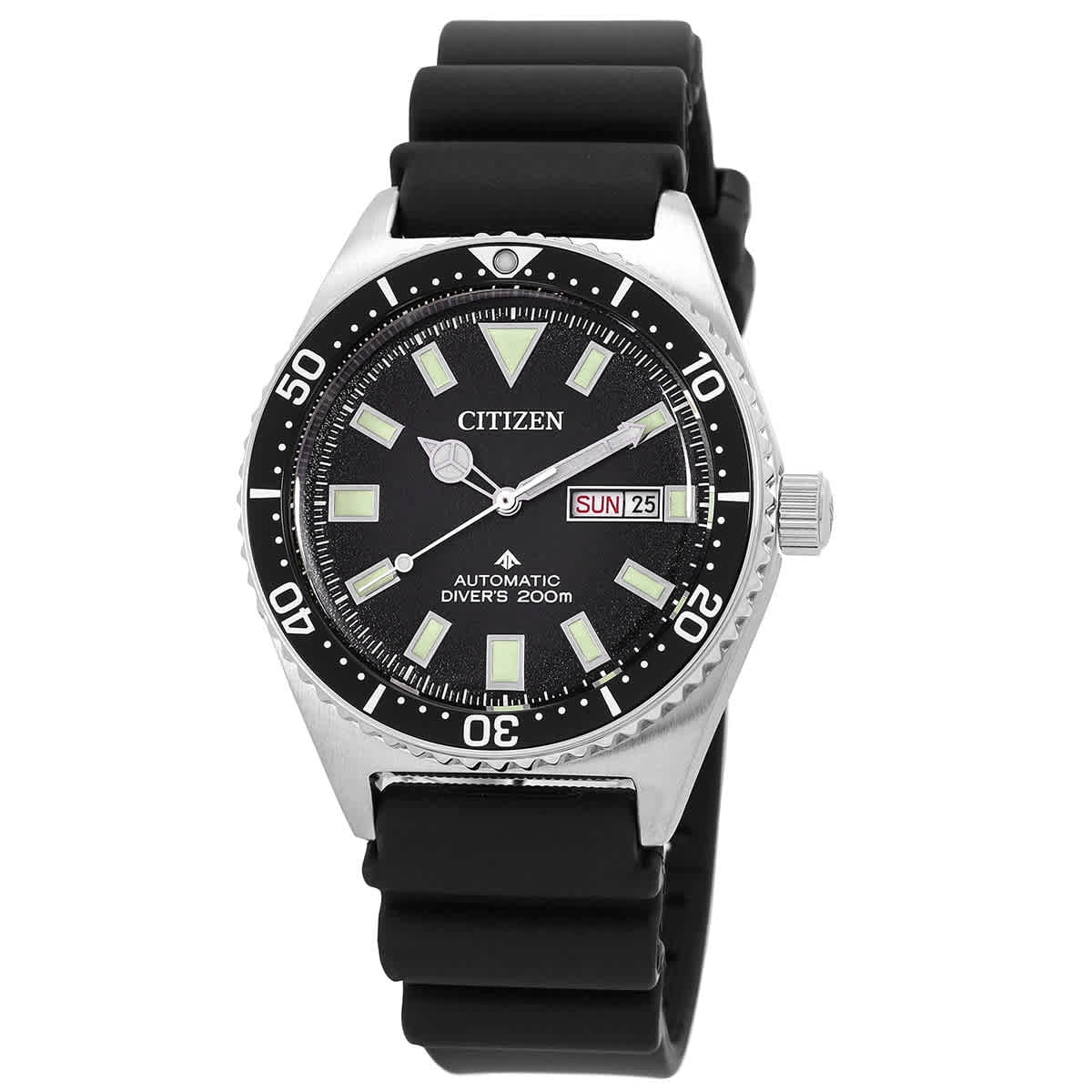Citizen Promaster Diver Automatic Black Dial Men's Watch NY0120-01E ...