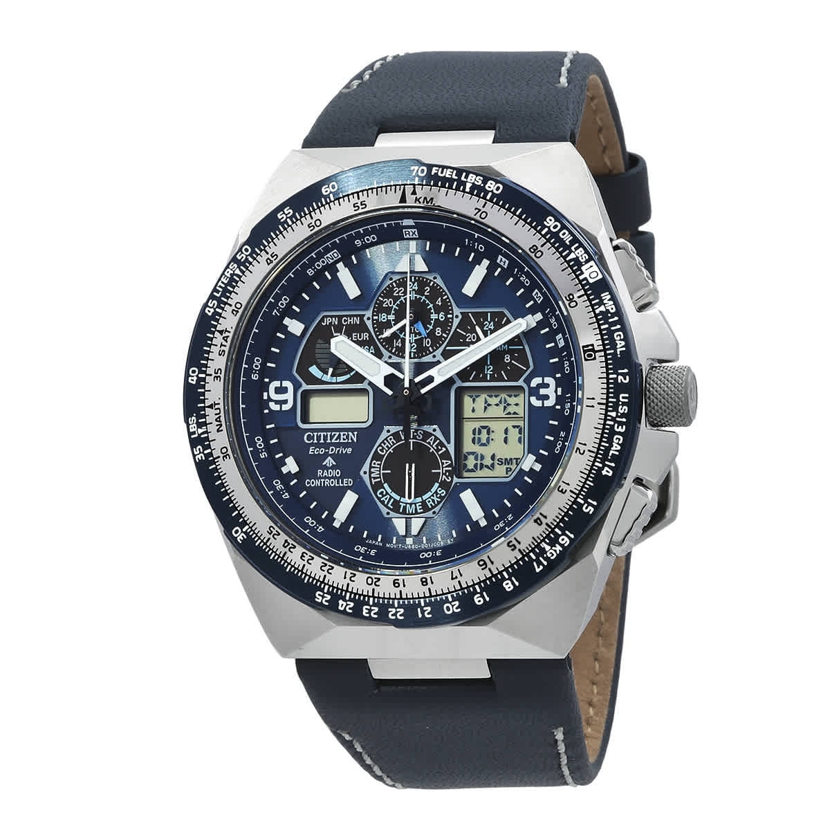 Citizen Promaster Skyhawk A-T Chronograph Blue Dial Men's Watch JY8148 ...