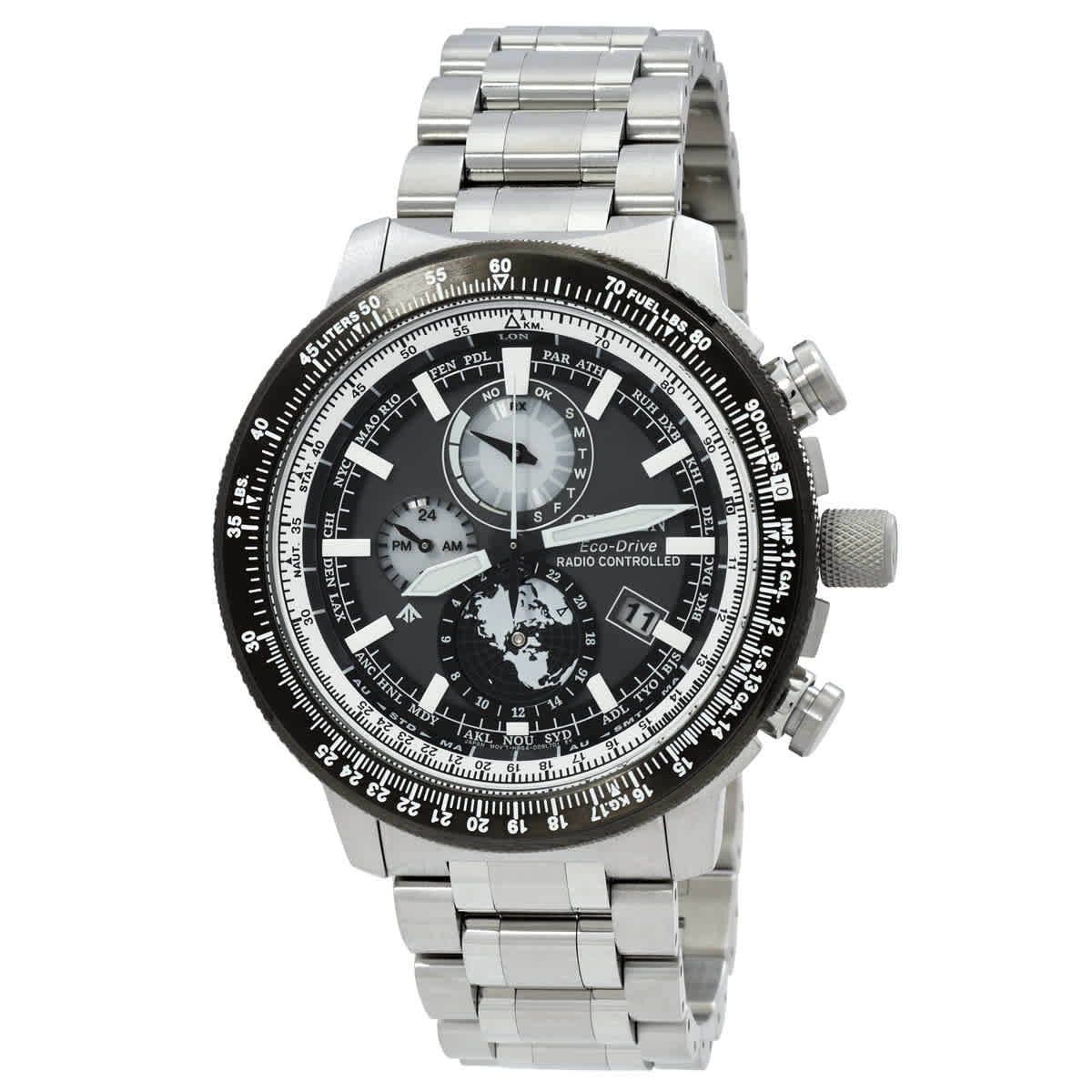 Citizen Promaster World Time Grey Dial Men's Watch BY3006-53H - Walmart.com