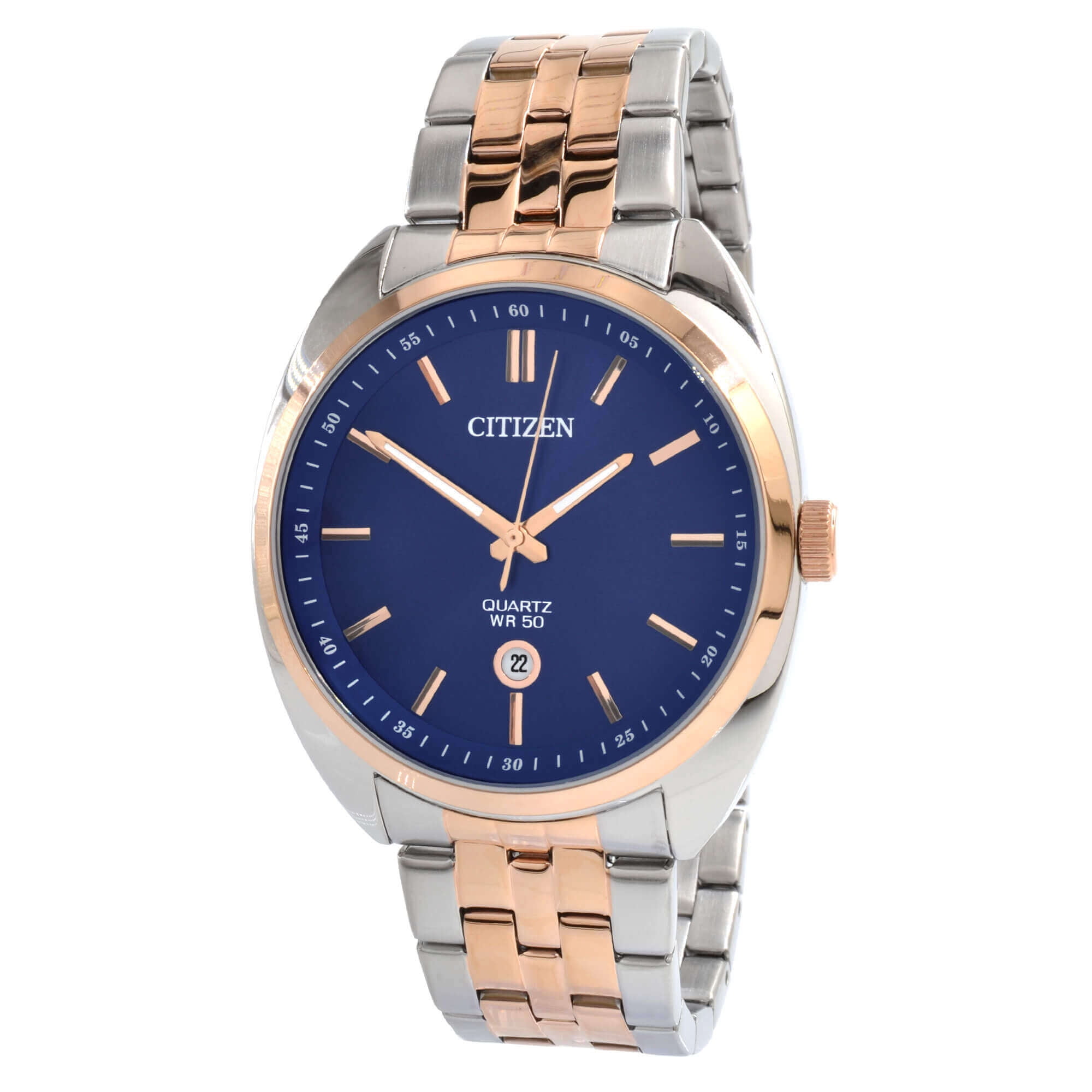 Citizen Quartz Blue Dial Two-tone Men's Watch BI5096-53L - Walmart.com