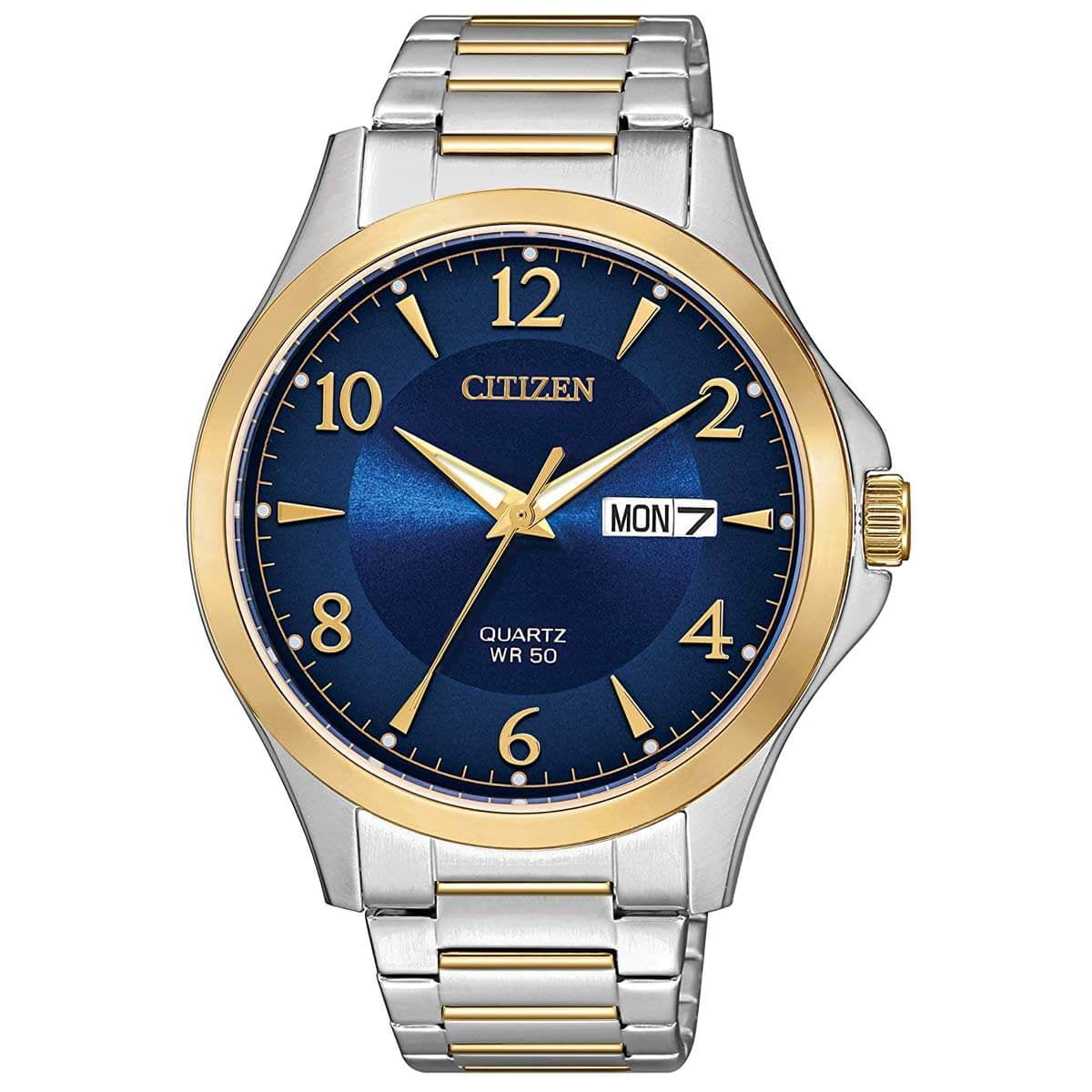 CITIZEN, Men's Quartz Watch, BF2005-54L, Midnight Blue Dial - Walmart.com
