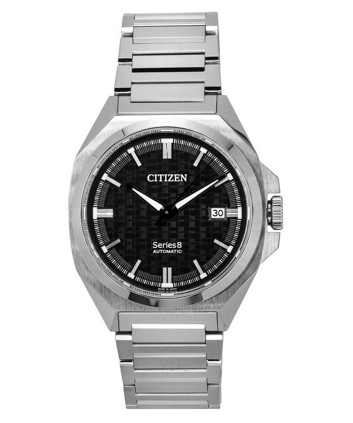Citizen Series 8 Stainless Steel Black Dial Automatic NB6050-51E 100M ...