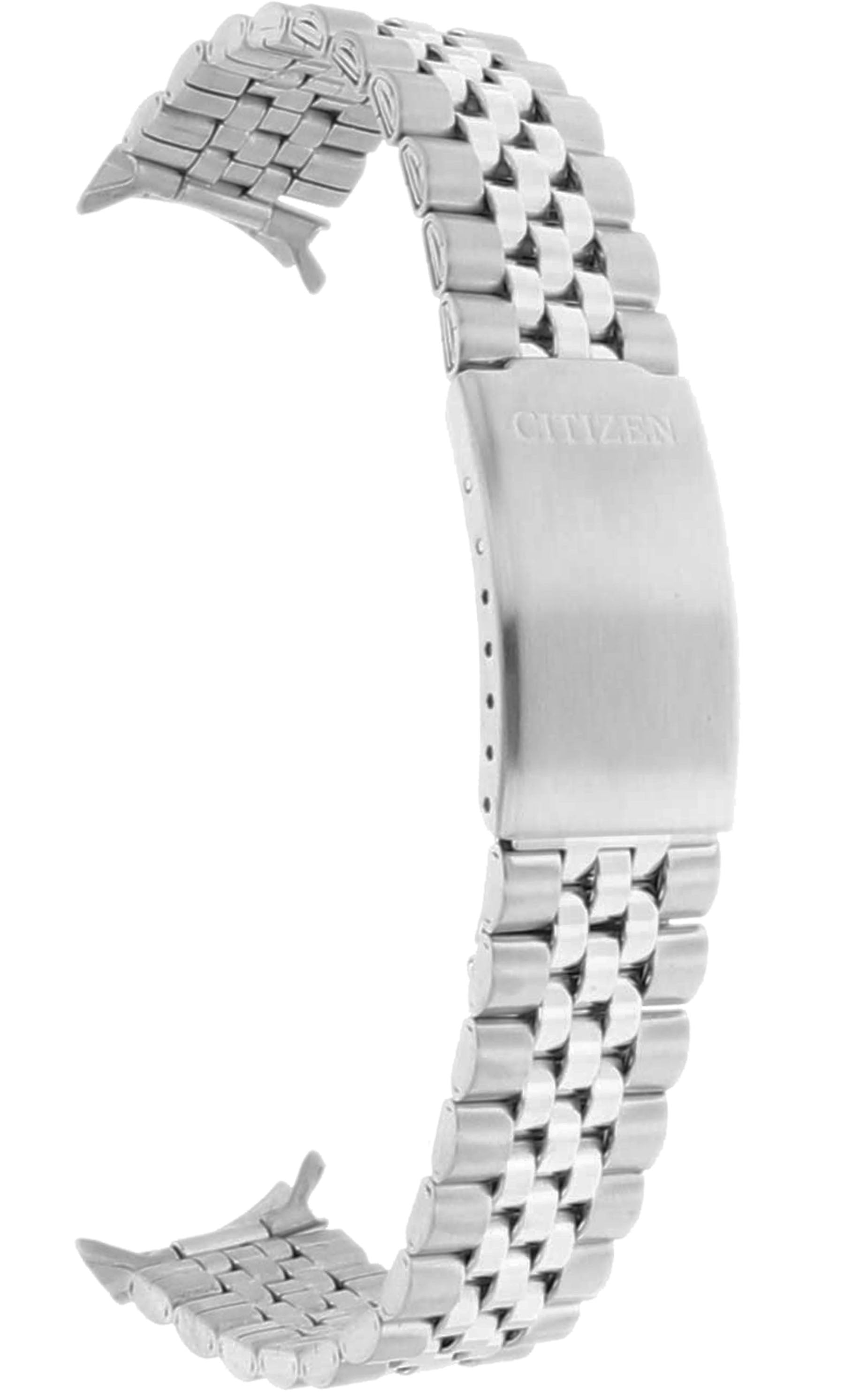 Citizen, Silver Tone, Stainless Steel Metal, 18mm, Regular Length FITS ...