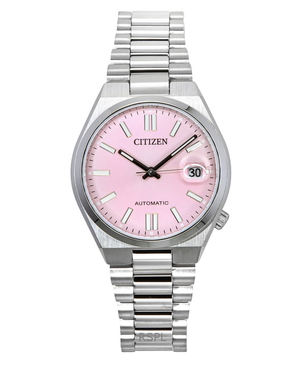 Citizen Tsuyosa Stainless Steel Pink Dial Automatic NJ0200-50Z Women's ...
