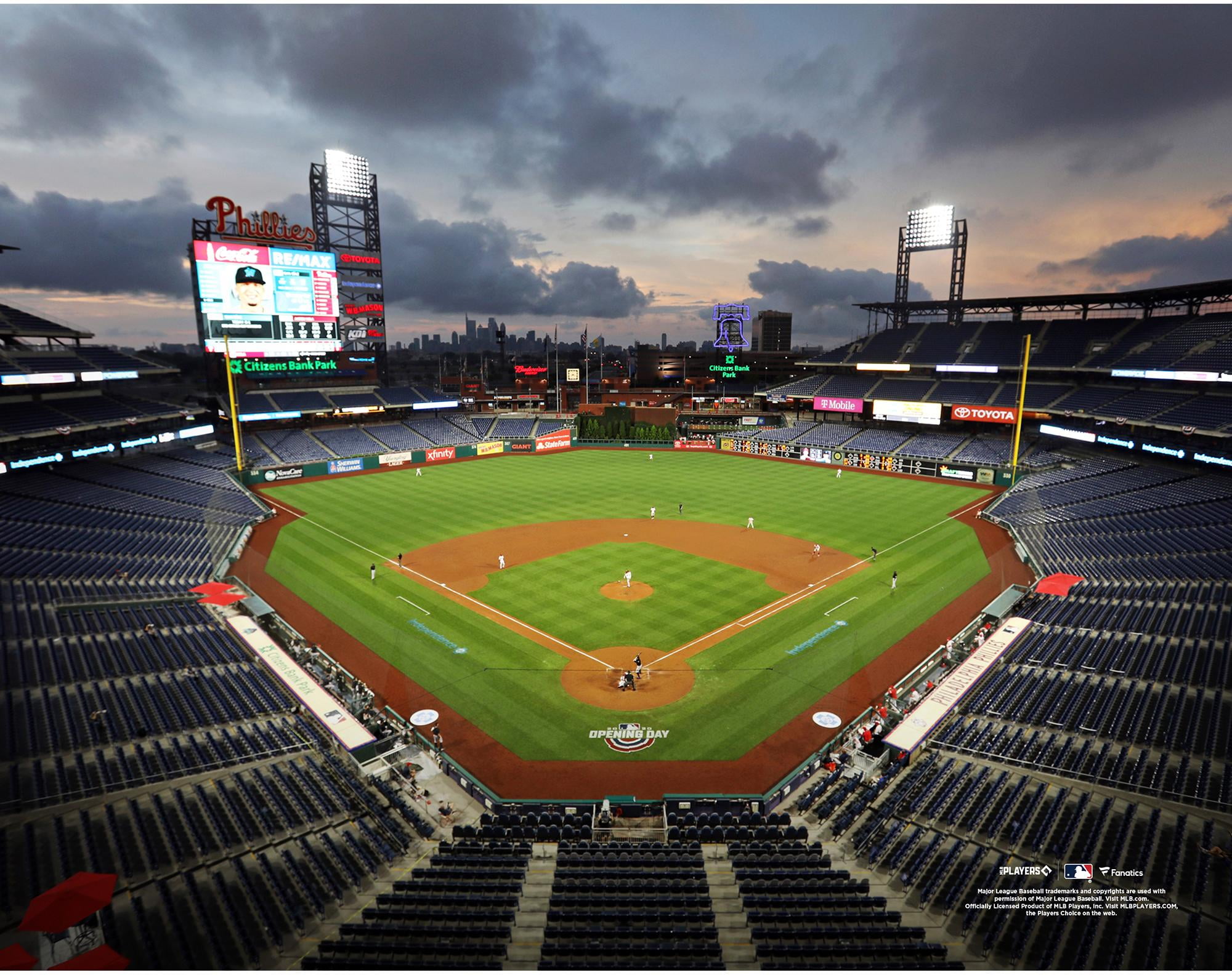 Citizens Bank Park Philadelphia Phillies Unsigned Sunset General View ...
