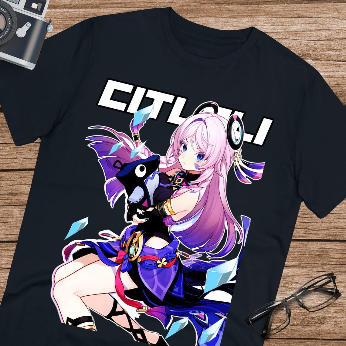 Citlali Genshin Impact Shirt, Game Manga Anime T-shirt,Forest Green ...