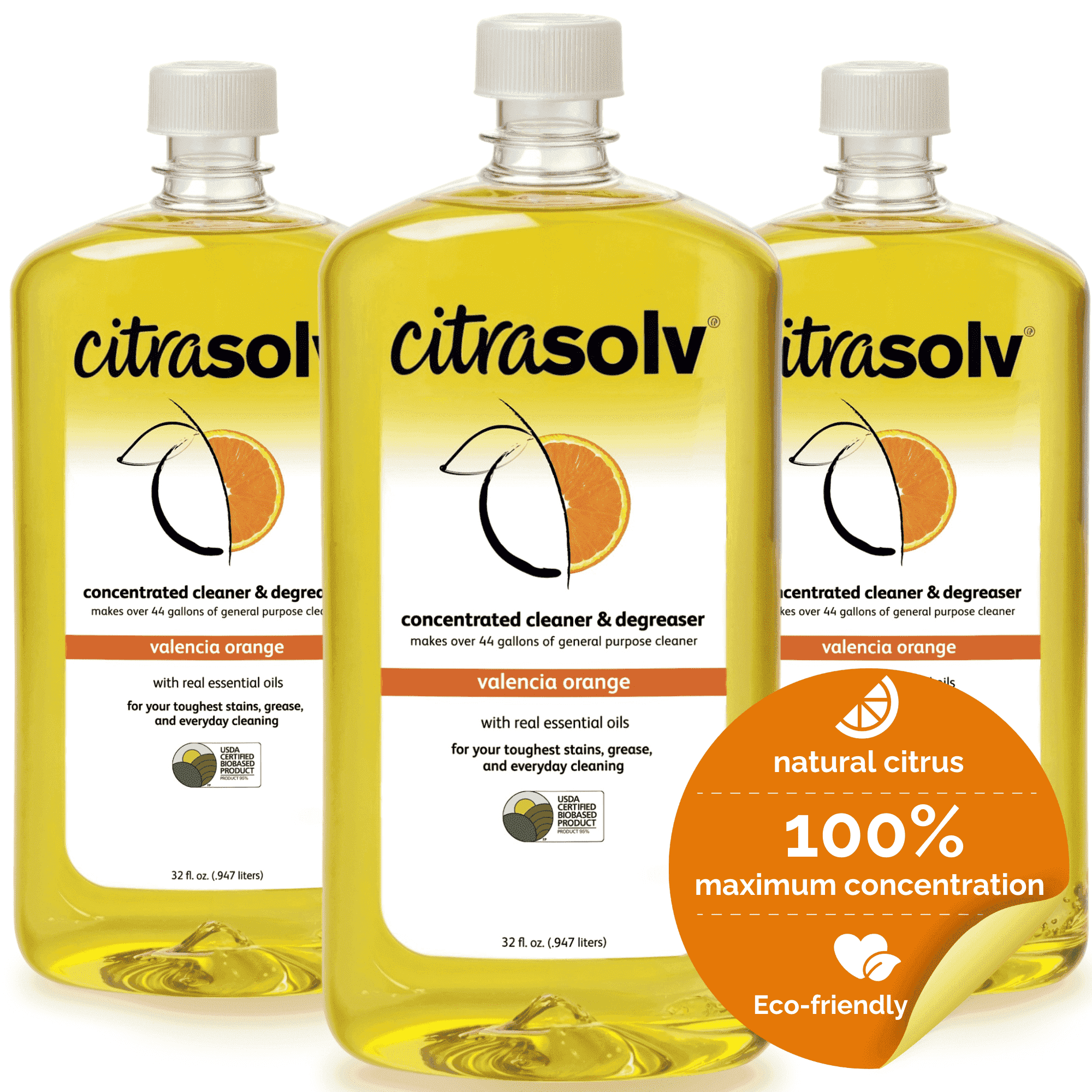Citra Solv Liquid Cleaner Degreaser, 32 fl oz, 3pk - Walmart.com