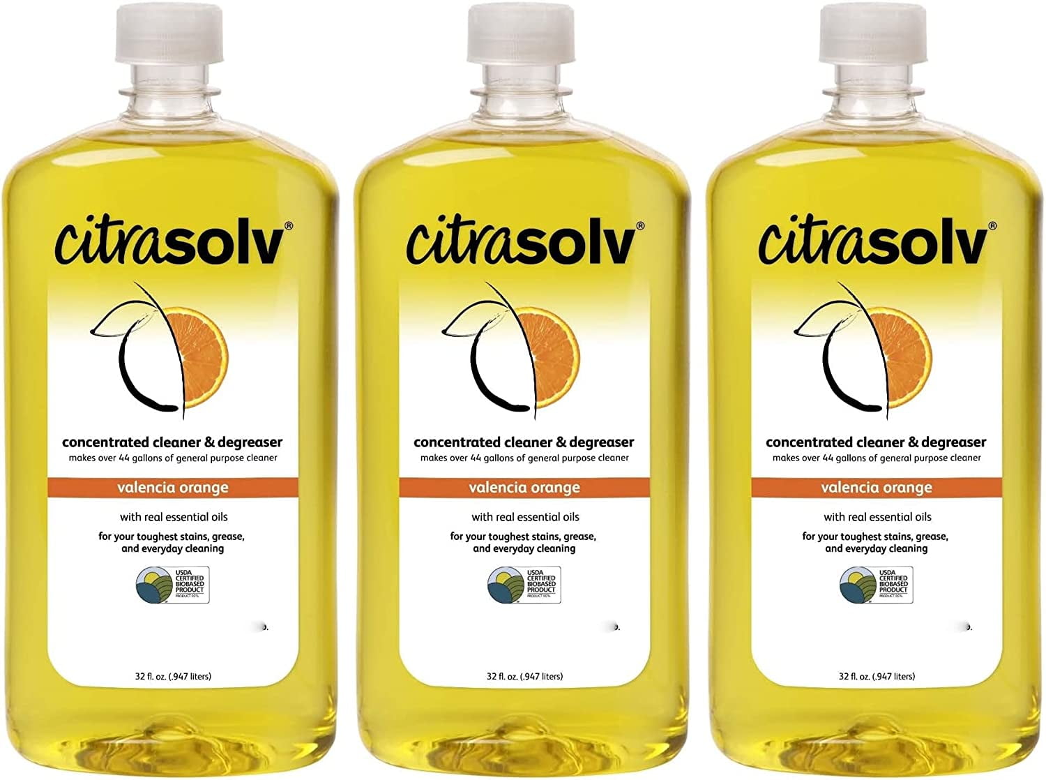 Citra Solv Concentrated Household Cleaner & Degreaser - Valencia Orange ...