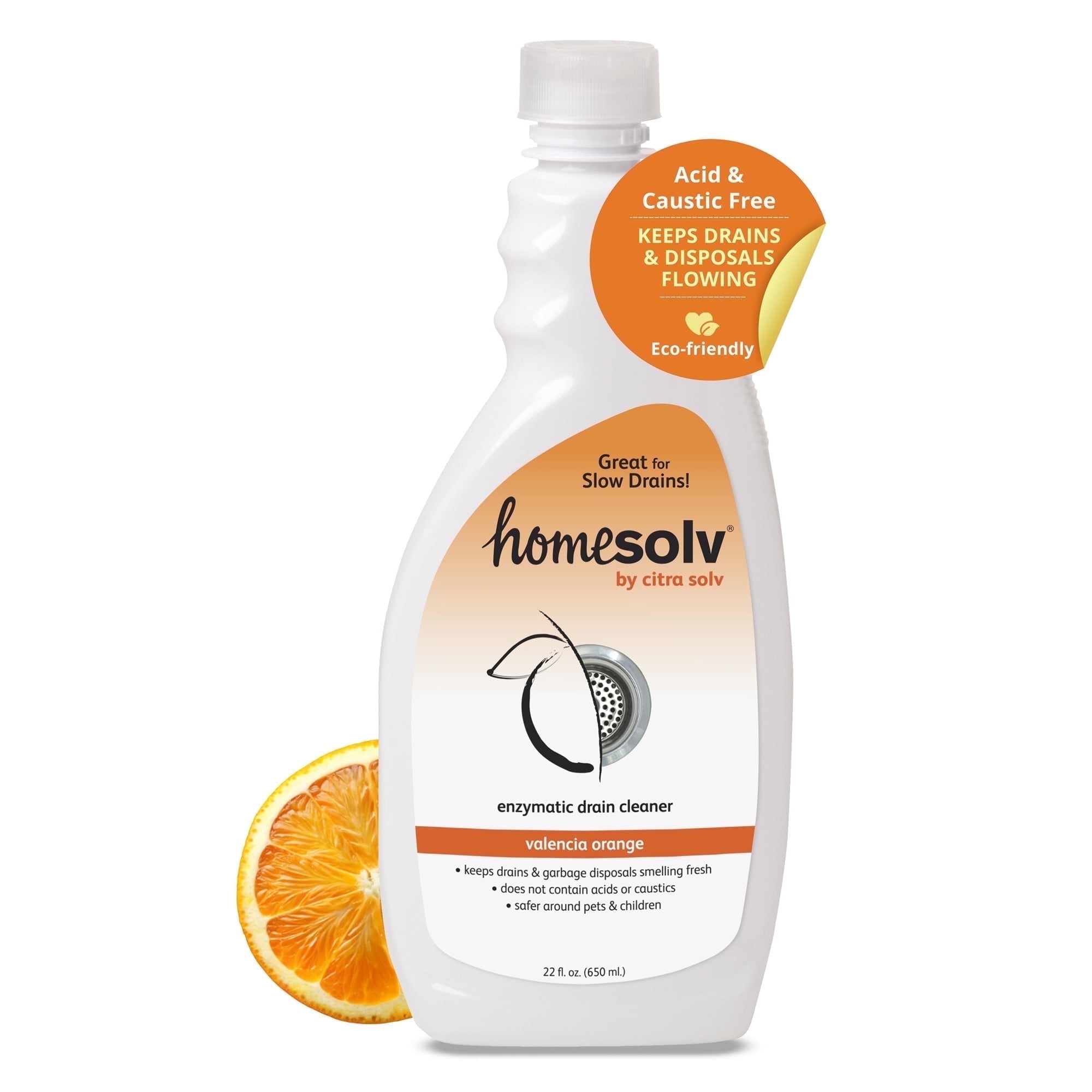 Citra Solv Homesolv Septic Safe Drain Opener, 22 Fl Oz, 2 Count, 2 Pack ...