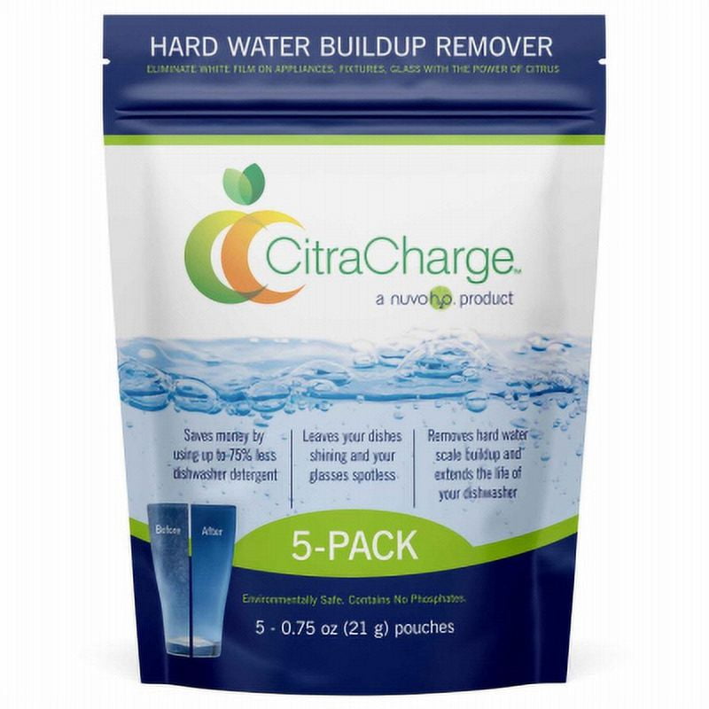 CitraCharge 5 pack multiuse dishwasher and hard water cleaner packs ...