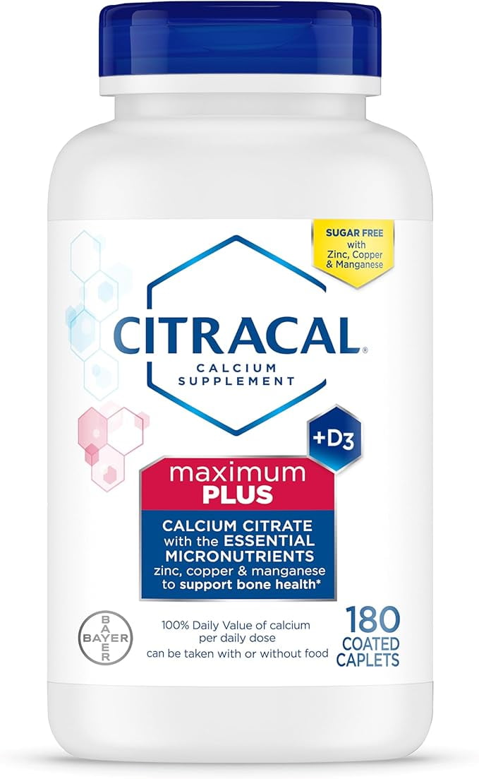 Citracal Maximum Plus, 650 mg Calcium Citrate, easily absorbed and ...