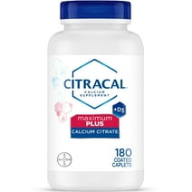 Citracal Maximum Plus Calcium Citrate With Vitamin D3, Caplets, 120ct ...