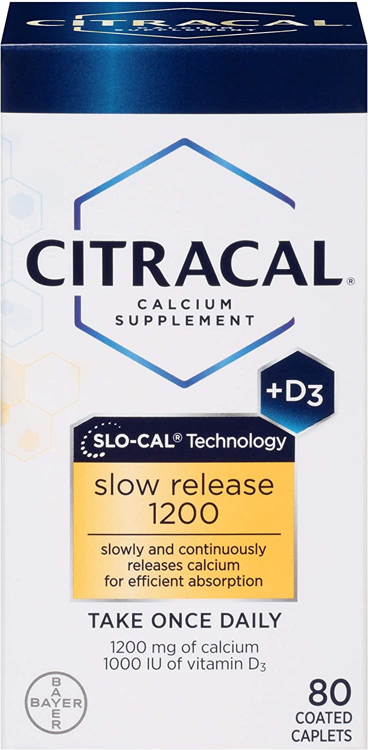 Citracal Slow Release 1200, 1200 mg Calcium Citrate and Calcium ...