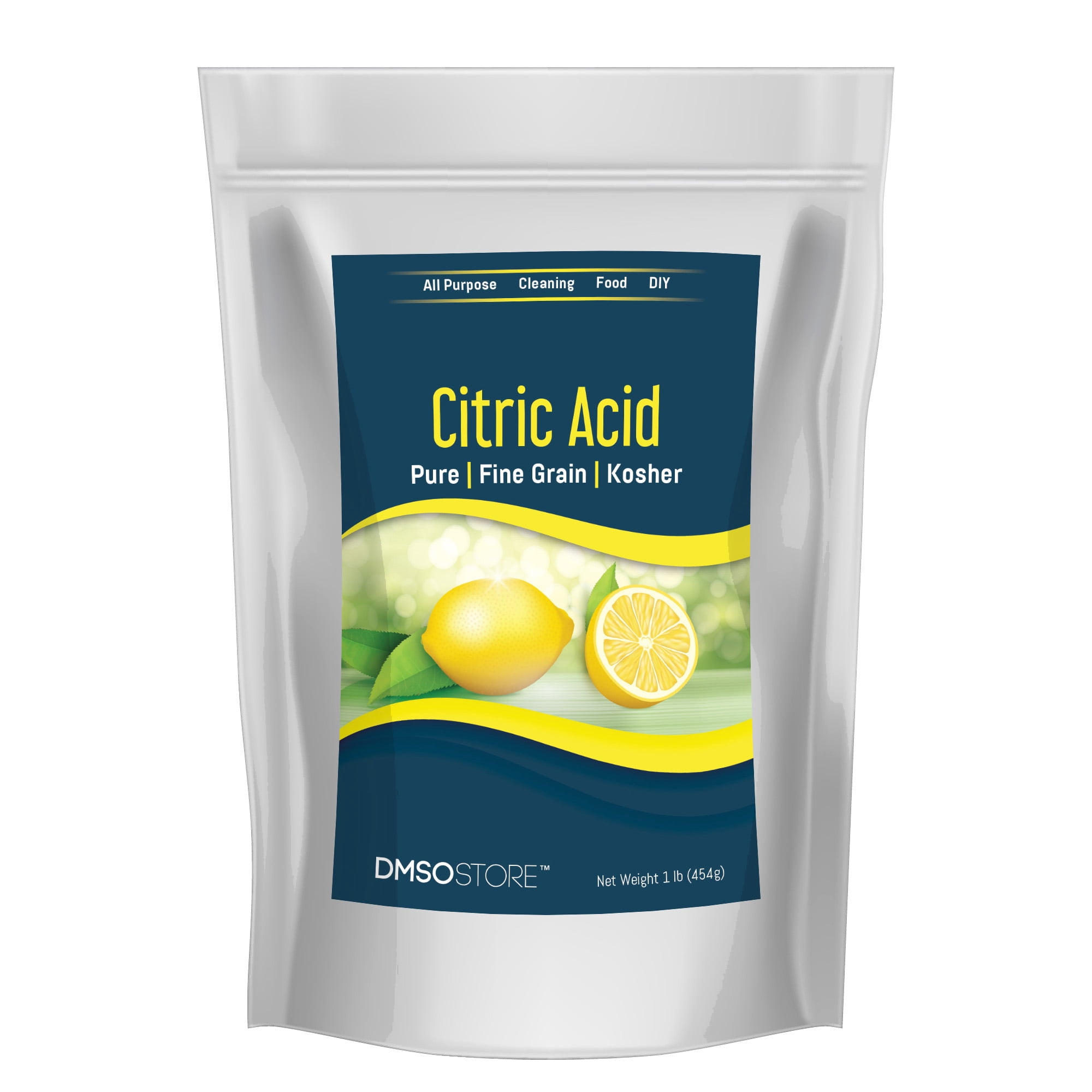 Citric Acid 1 lb. Pure USP Food Grade- Fine Grain Powder, Kosher, Non ...