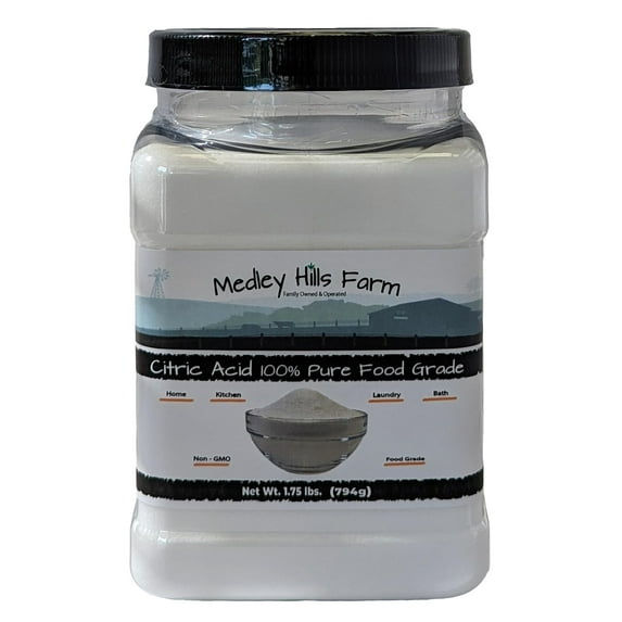 Citric Acid 100% Pure IEF31 Food Grade - 1.75 lbs. - Citric Acid Powder ...