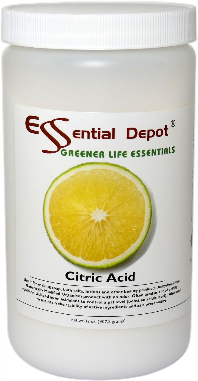 Citric Acid Powder - Anhydrous - 32 oz 2 lbs in a Quart Container ...