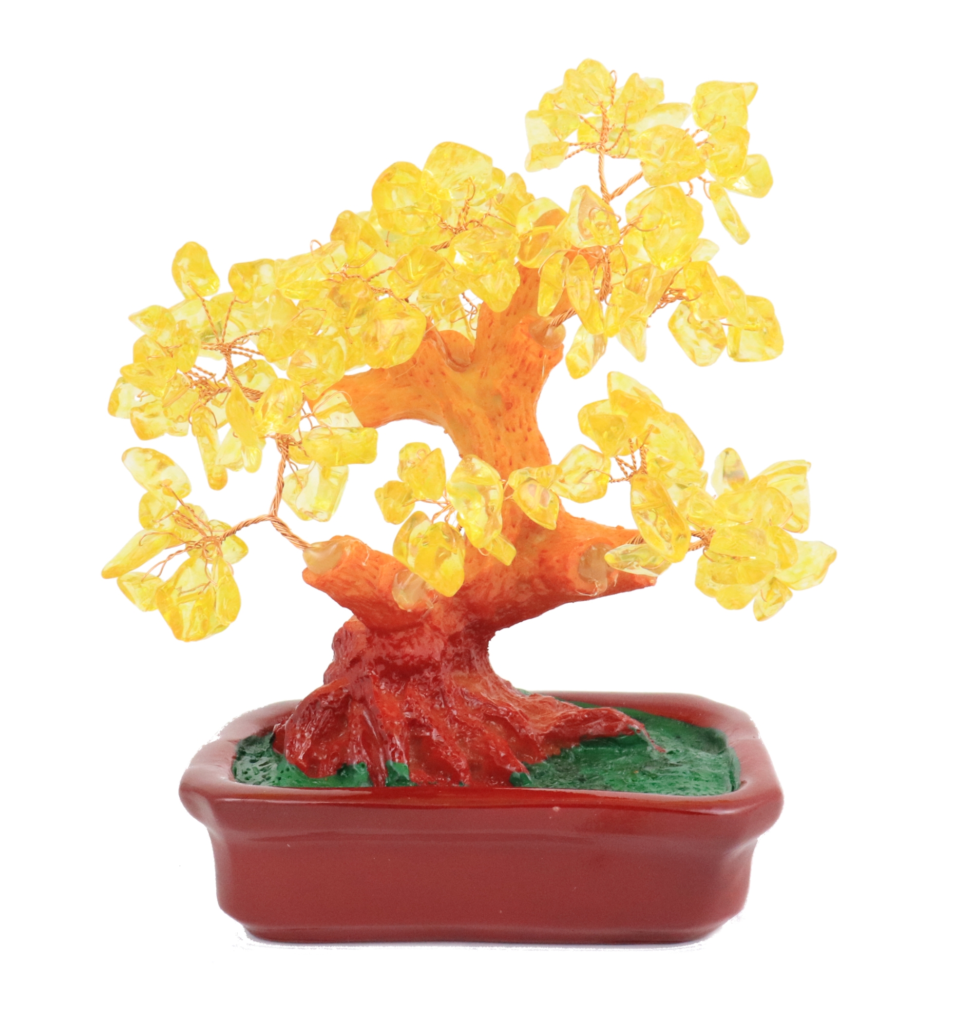 Citrine Gemstone Tree, Wealth Tree and Money Tree - Walmart.com