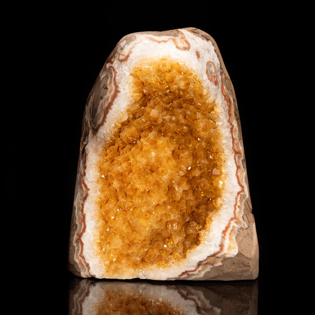 Citrine Geode From Uruguay // 2.53 Lb. - Walmart.com
