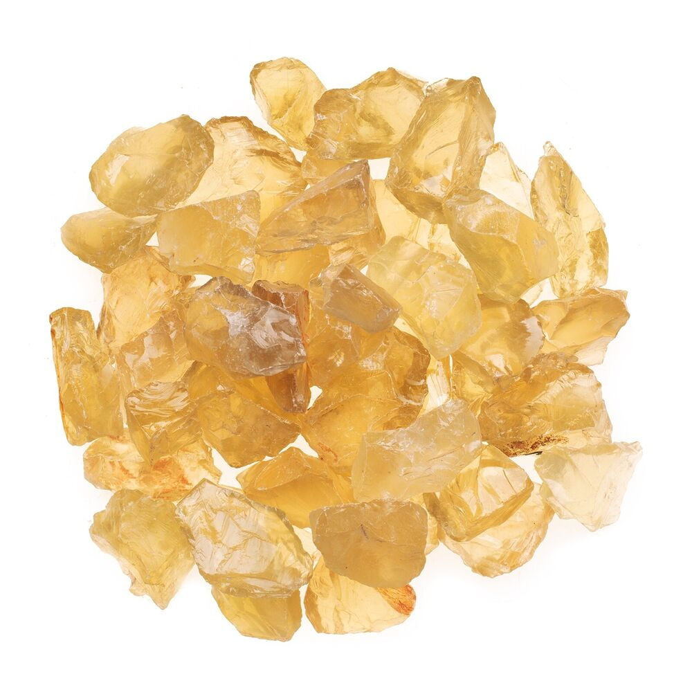 Citrine - Rough Rocks for Tumbling - Dispelling Fear and Anxiety, Good ...