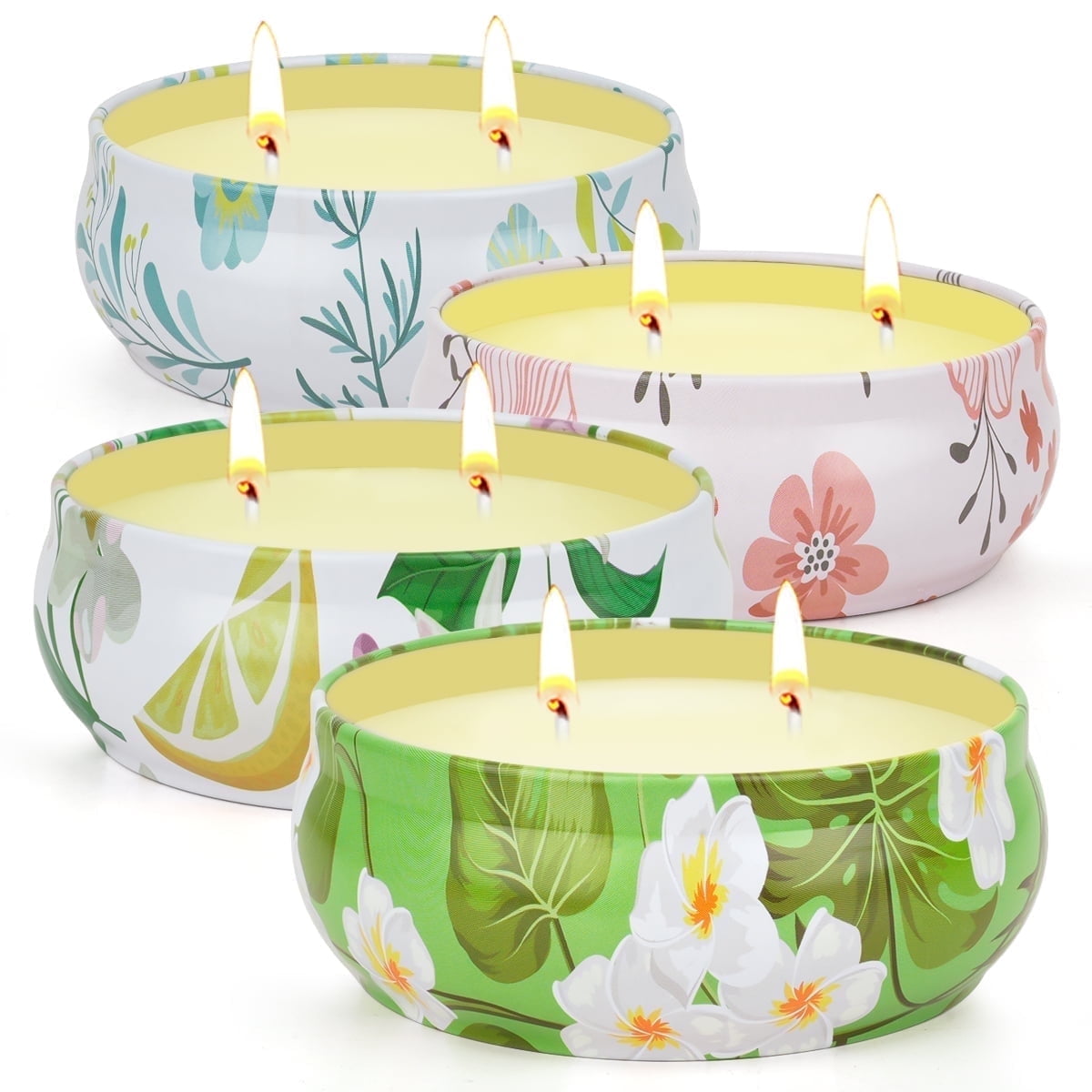 Aottom Citronella Candle with 240H Burn Time Outdoor Indoor Mosquito ...