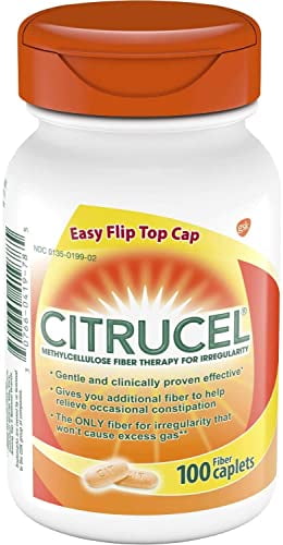 Citrucel Fiber Supplement Caplets-100 ct. - Walmart.com