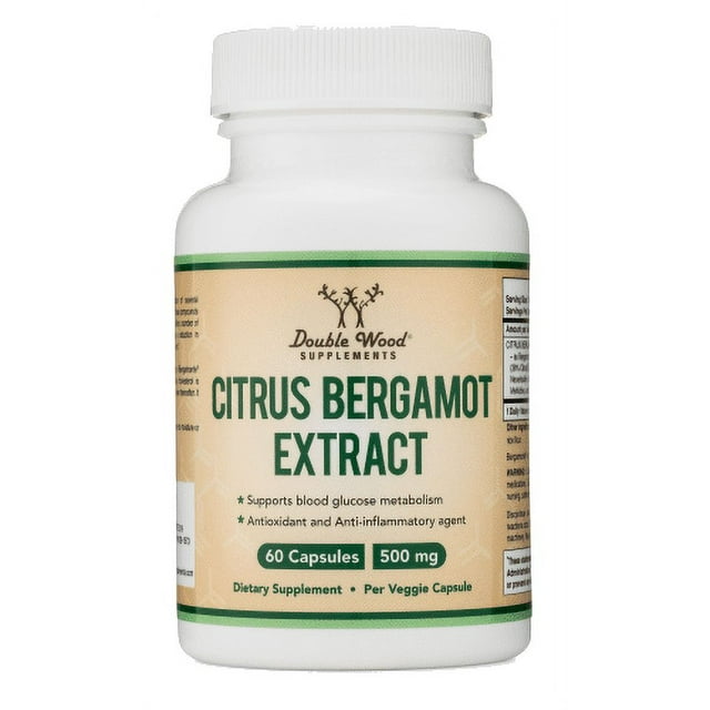 Citrus Bergamot Extract 1000 mg per serving (Patented, Clinically ...