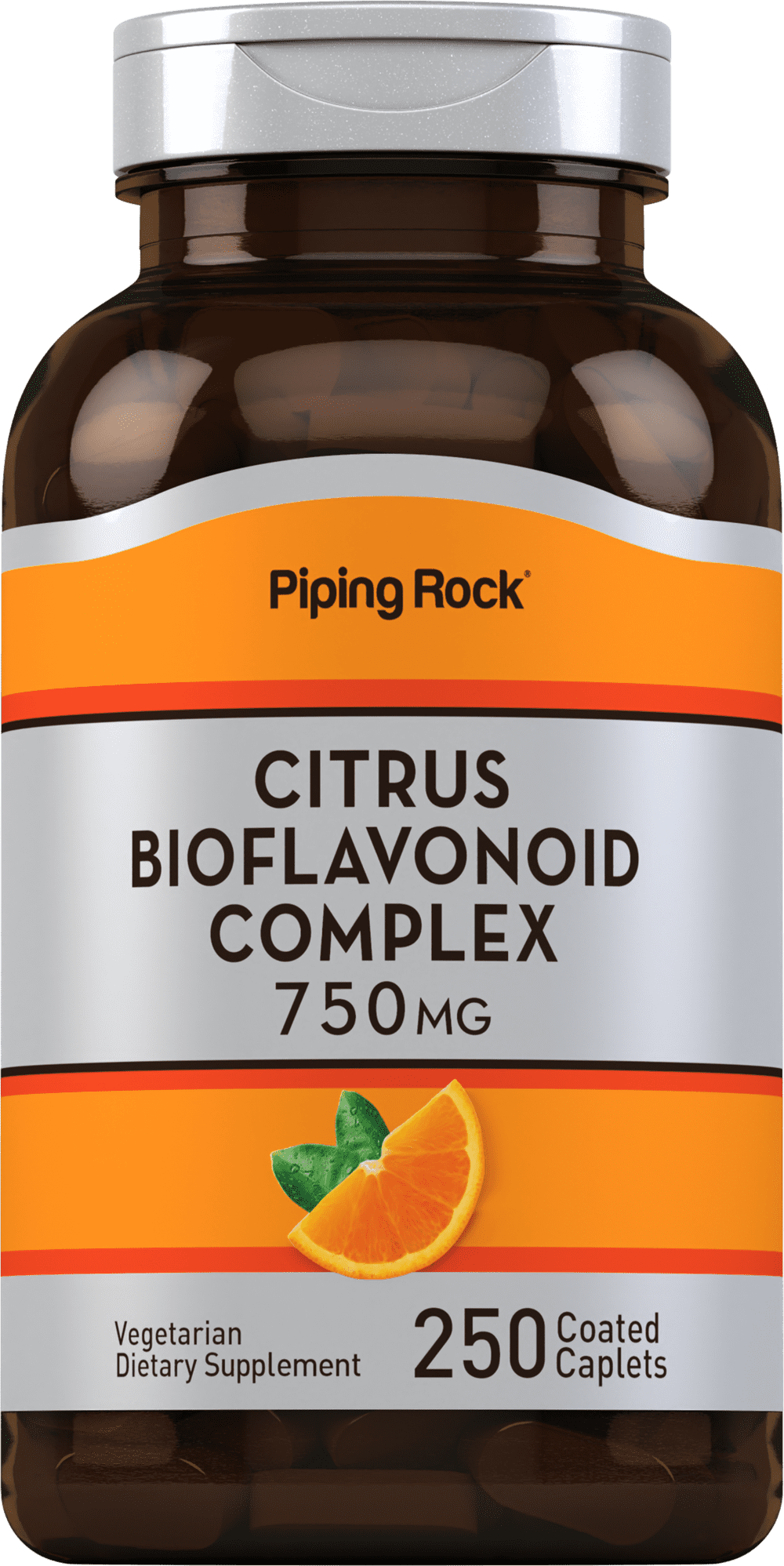 Citrus Bioflavonoids Complex | 750 mg | 250 Caplets | Gluten Free ...