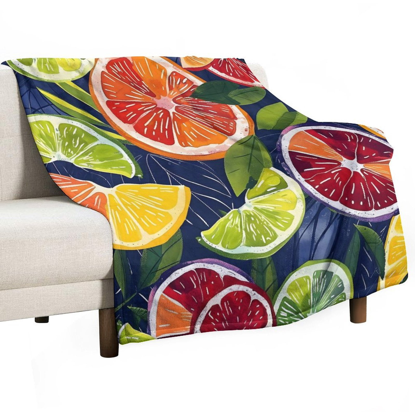 Citrus Blanket Super Ultra-Soft Flannel Throw Bed All Seasons Air ...
