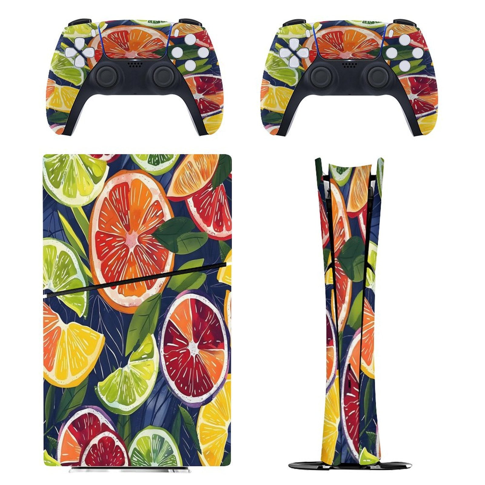 Citrus, Blue PS5/PS5 Slim Digital Disc Skin Sticker For Console And ...