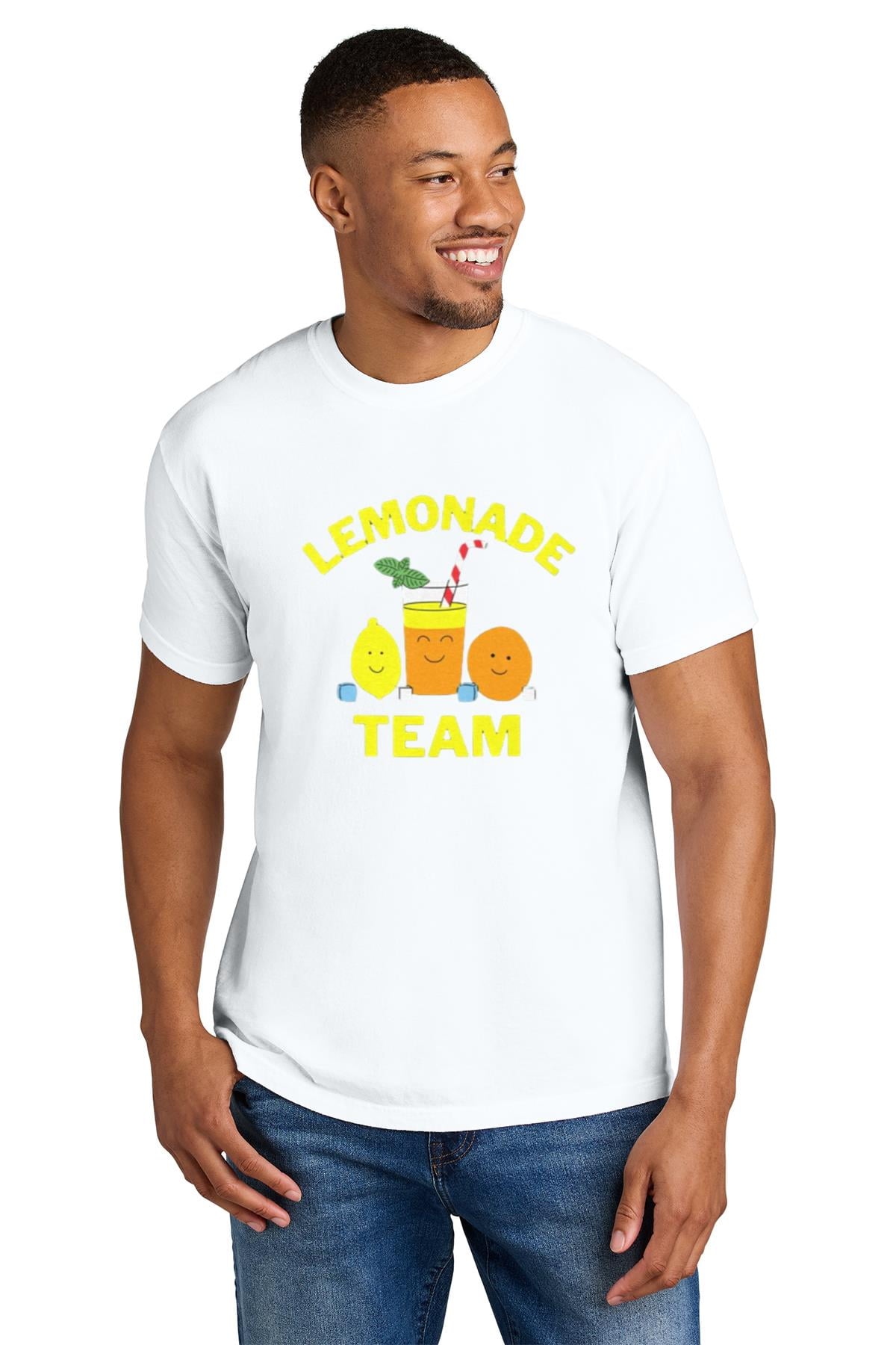 Citrus Crew Cartoon Lemon Team Kawaii Style Comfort Color T-Shirt, for ...