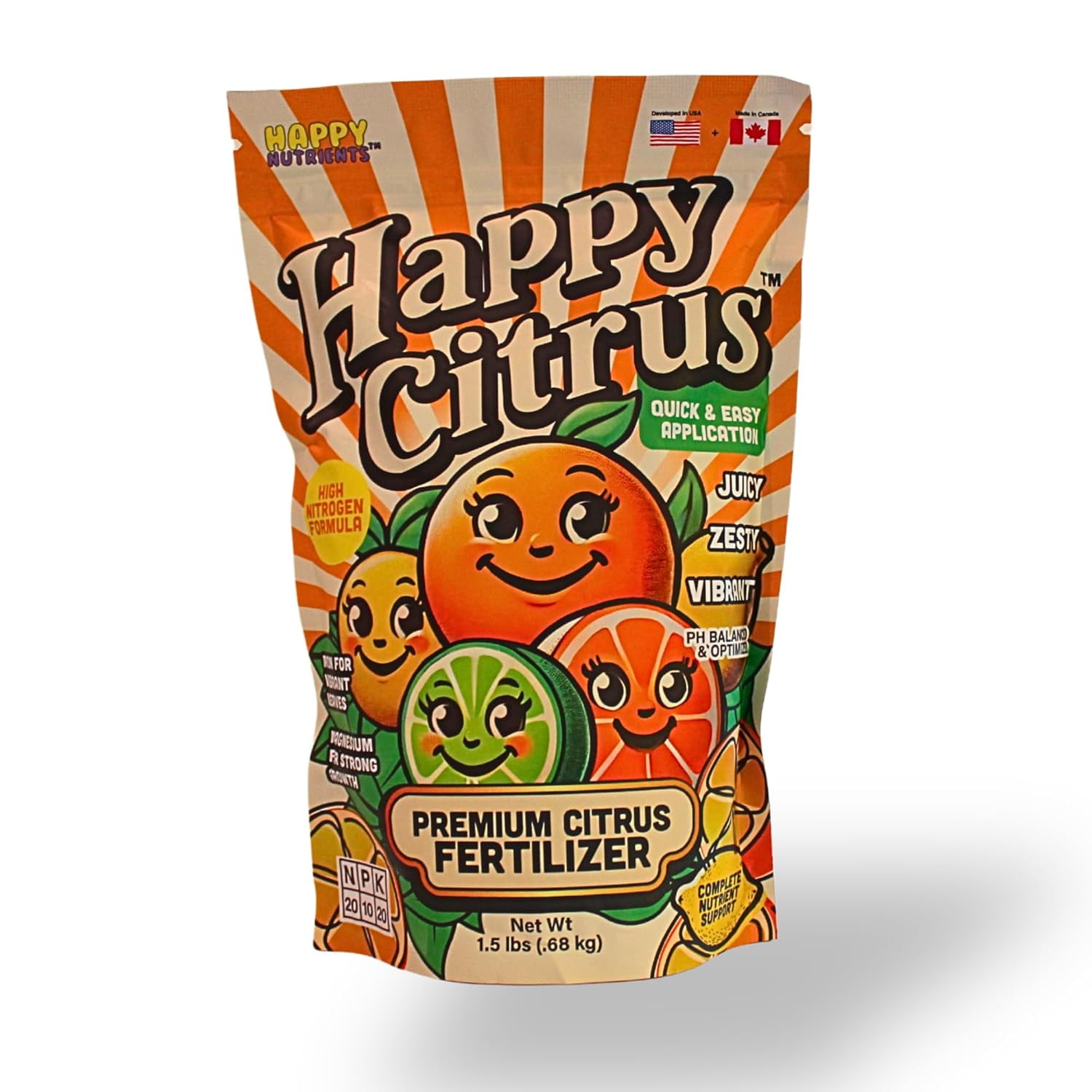 Citrus Fertilizer - High Nitrogen Citrus Tree & Plant Fertilizer with ...