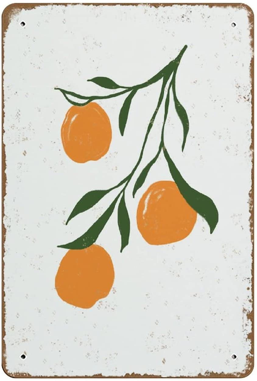 Citrus Fruit Print Boho Oranges Art Poster Blood Orange Art Print ...